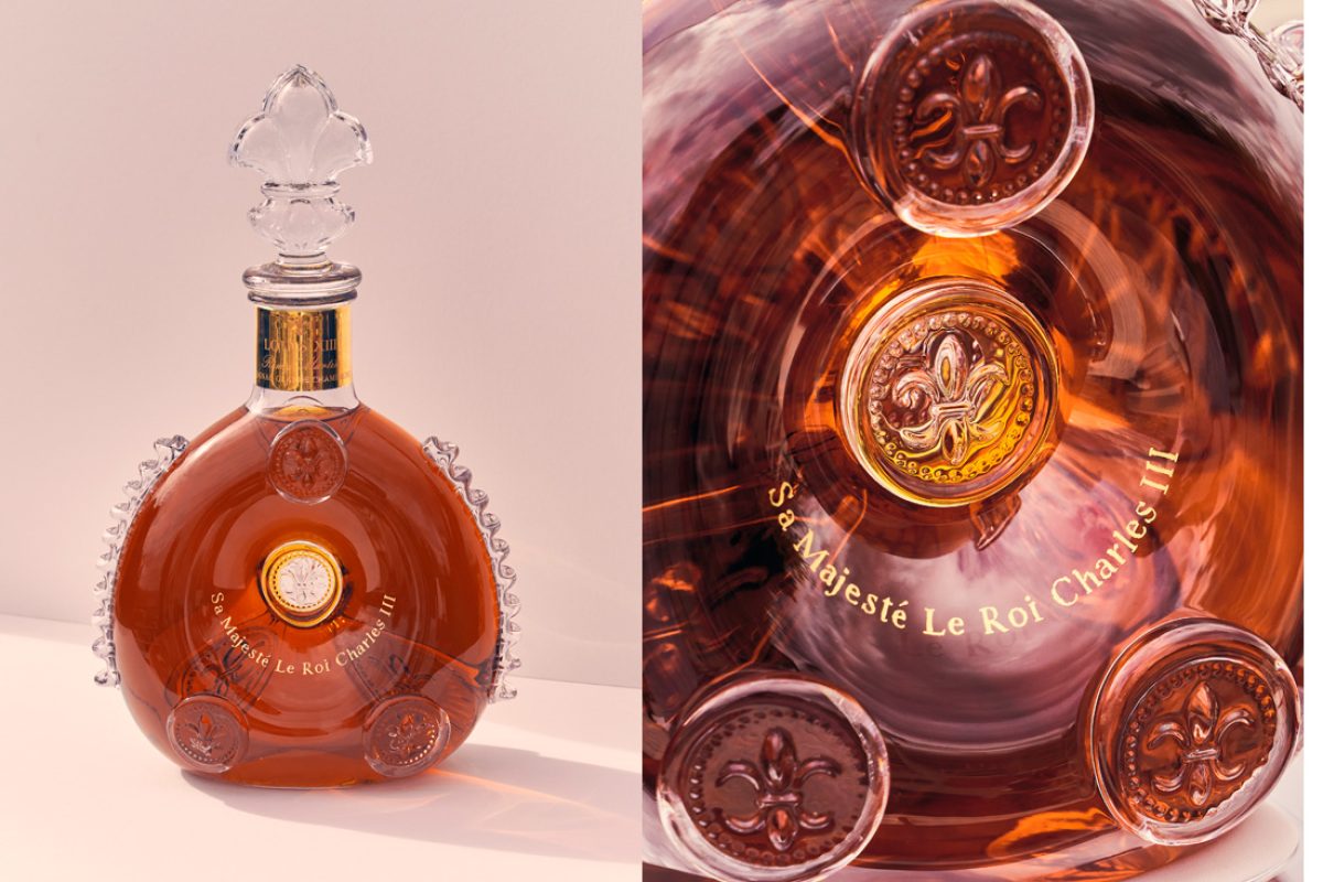 Une carafe de Cognac LOUIS XIII spécialement pour sa Majesté le Roi ...